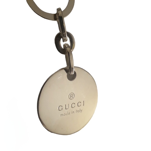 Gucci | Jewelry | Gucci Icon Gucci Logo Silver Round Trademark Charm ...